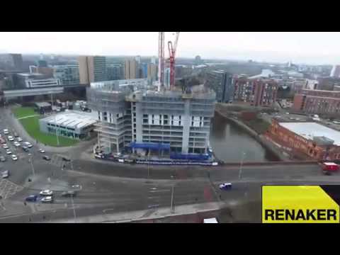 One Regent Apartments Manchester Construction Progress Latest - YouTube