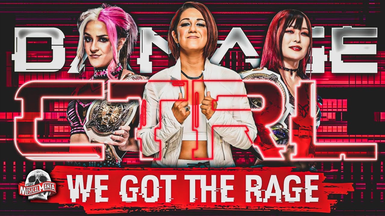 Wwe Damage CTRL || WE GOT THE RAGE || Official Theme Song With Visualizer (Wwe MusicalMania ...