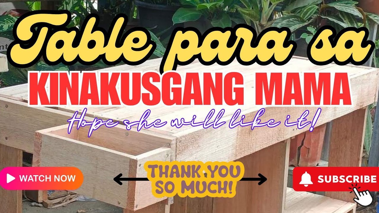 GUMAWA AKO NG LAMESA, SANA MAGUSTUHAN NI MAMA #effort #table #msjmae # ...
