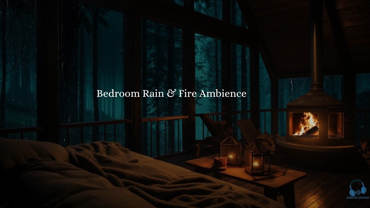 Cozy Cabin: Rain & Fire Ambience - YouTube