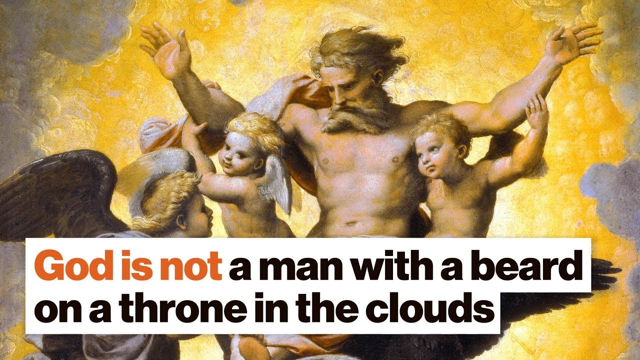 God is not a man with a beard on a throne in the clouds | Pete Holmes ...