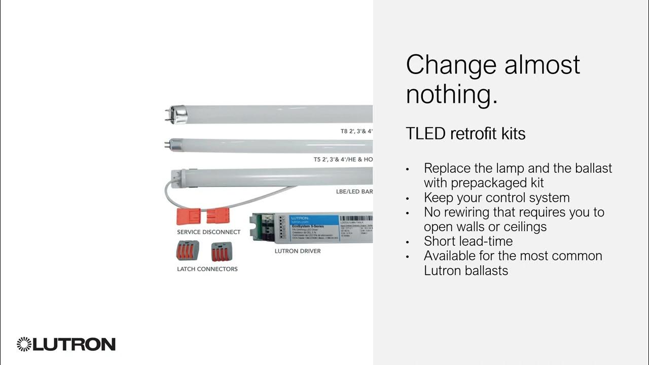 The Lutron Ballast Retrofit Kit by C Flex - YouTube