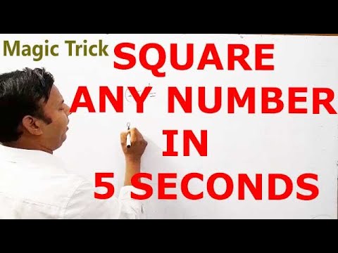 Find Square In 5 Seconds | Magic Trick | Short Trick | Mathematics - YouTube