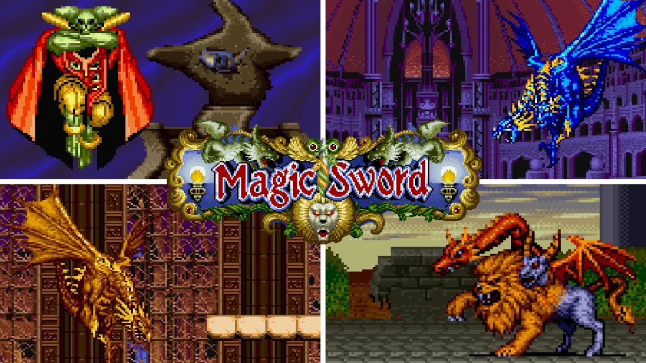 Magic Sword (SNES) All Bosses (No Damage) - YouTube