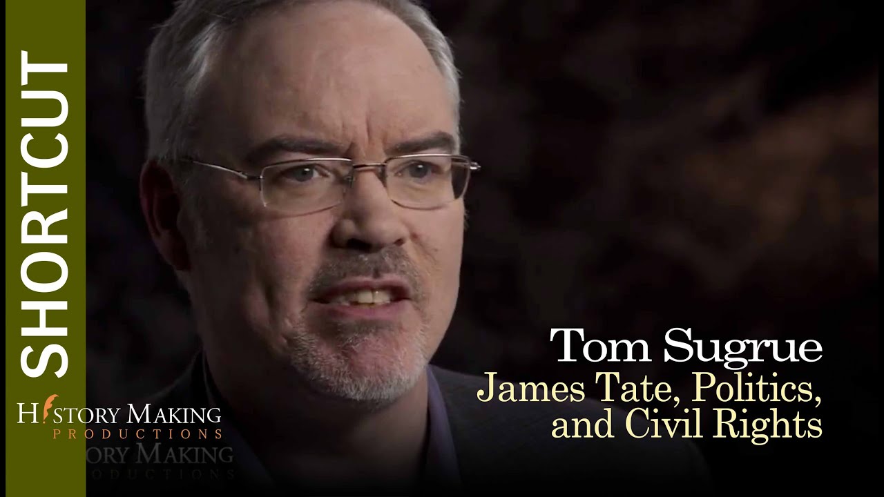 Tom Sugrue on James Tate, Politics, and Civil Rights - YouTube