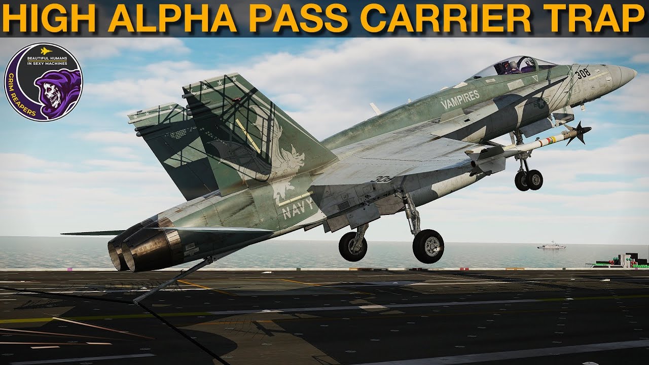 CHALLENGE: The High Alpha Pass Carrier Landing Trap | DCS WORLD - YouTube