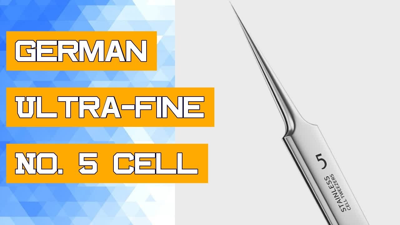 German Ultra-fine No. 5 Cell Pimples Blackhead Clip Tweezers Beauty ...