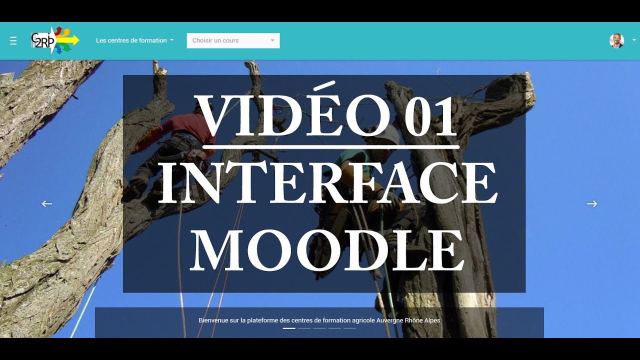 Vidéo 01 - Interface Moodle - YouTube