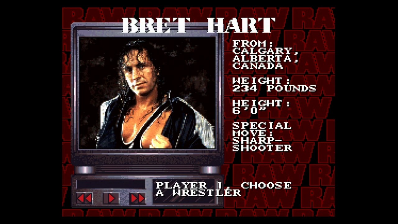Bret Hitman Hart RAW SNES Theme - YouTube