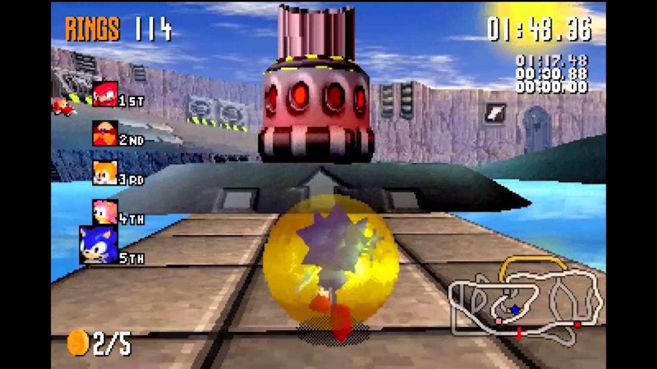 3. Sonic R - Reactive Factory - Emeralds & Coins & Boss - YouTube