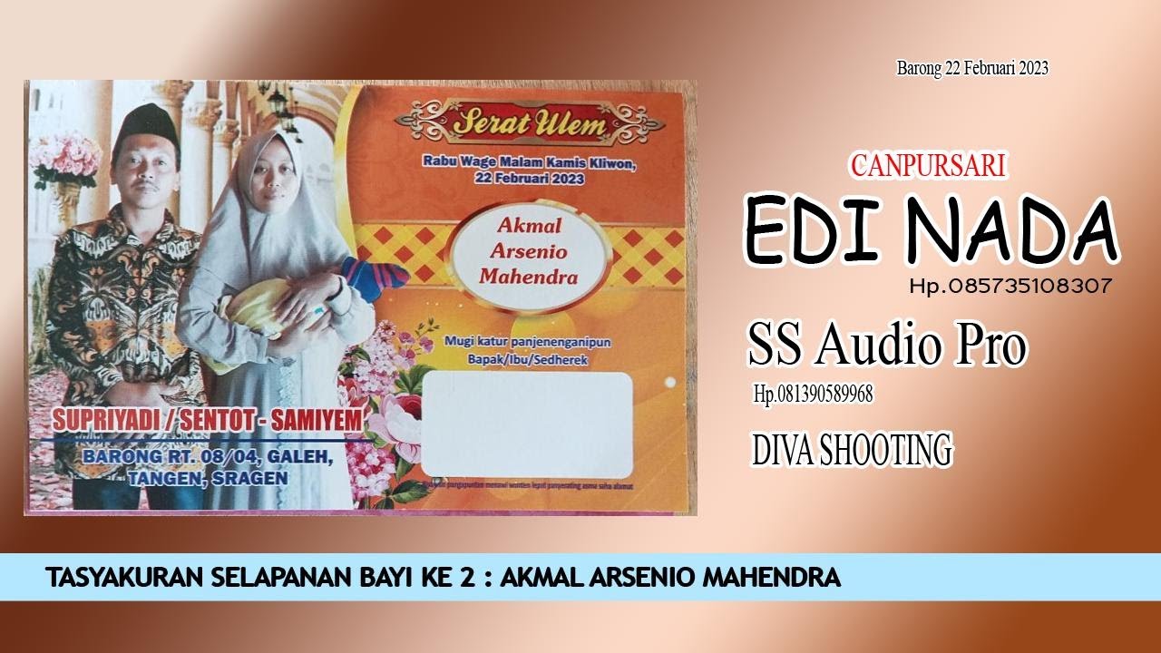 Live Campursari Edi NADA || SS Audio || Selepanan AKMAL ARSENIO ...