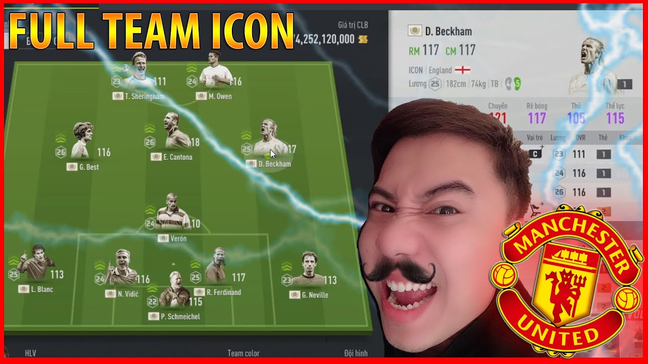 Vodka ICON | Trải nghiệm Team Man Utd FULL ICON cùng Siêu Phẩm Sút vào ...