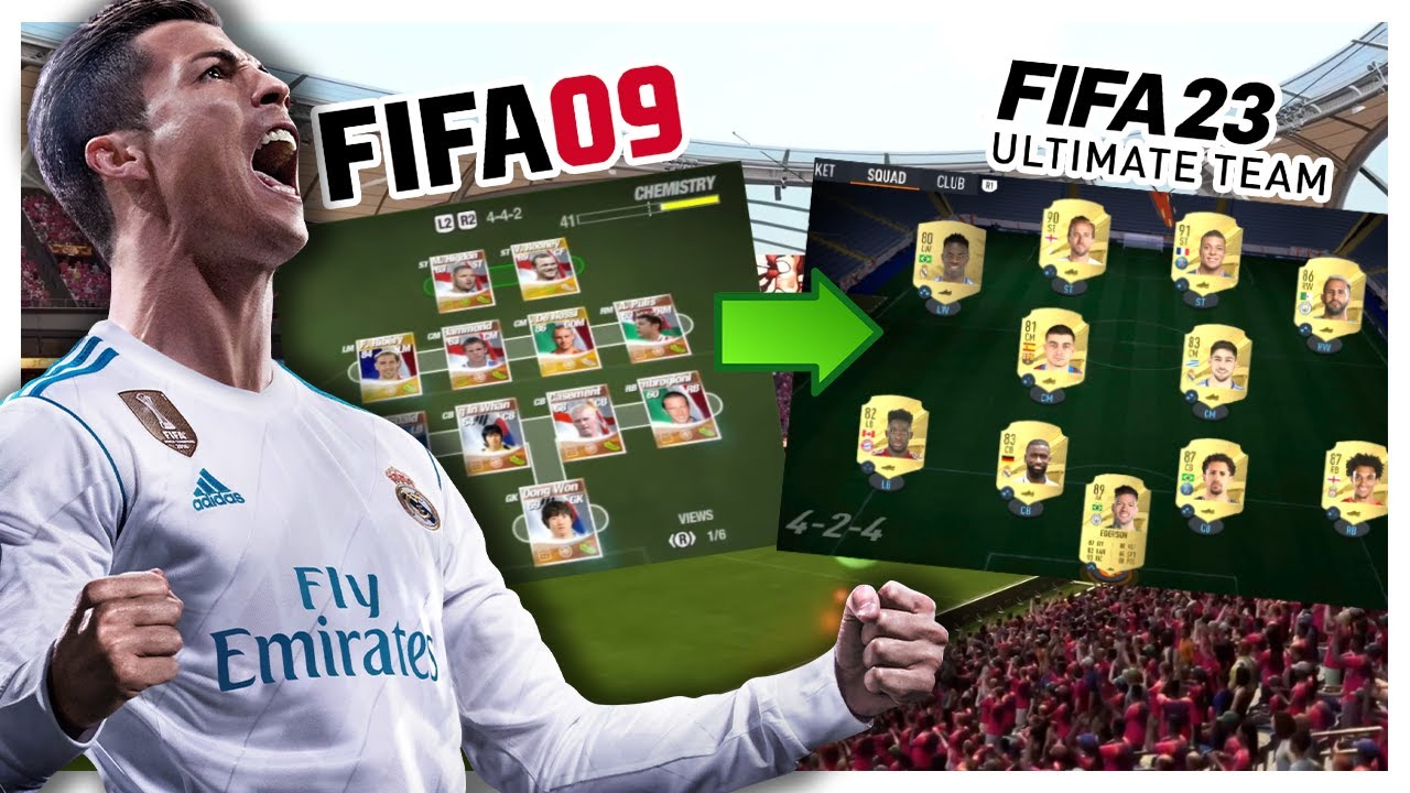 ASÍ EVOLUCIÓN FIFA ULTIMATE TEAM | FIFA 09 AL FIFA 23 - YouTube