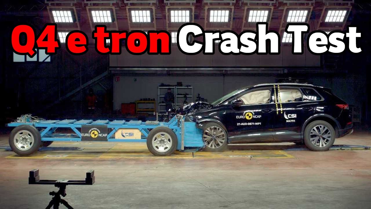 Audi Q4 e tron Crash Test - YouTube
