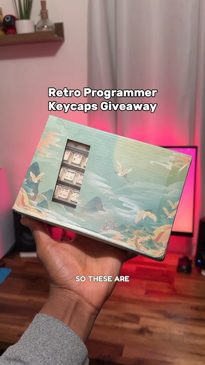 Retro Programmer Keycaps #keyboard - YouTube