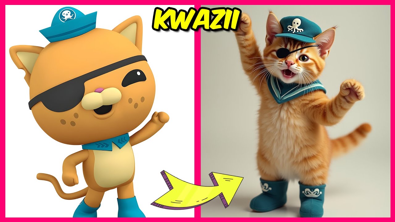 🌊🐾Octonauts Characters In Real Life + Their Favorite Snacks, Drinks ...