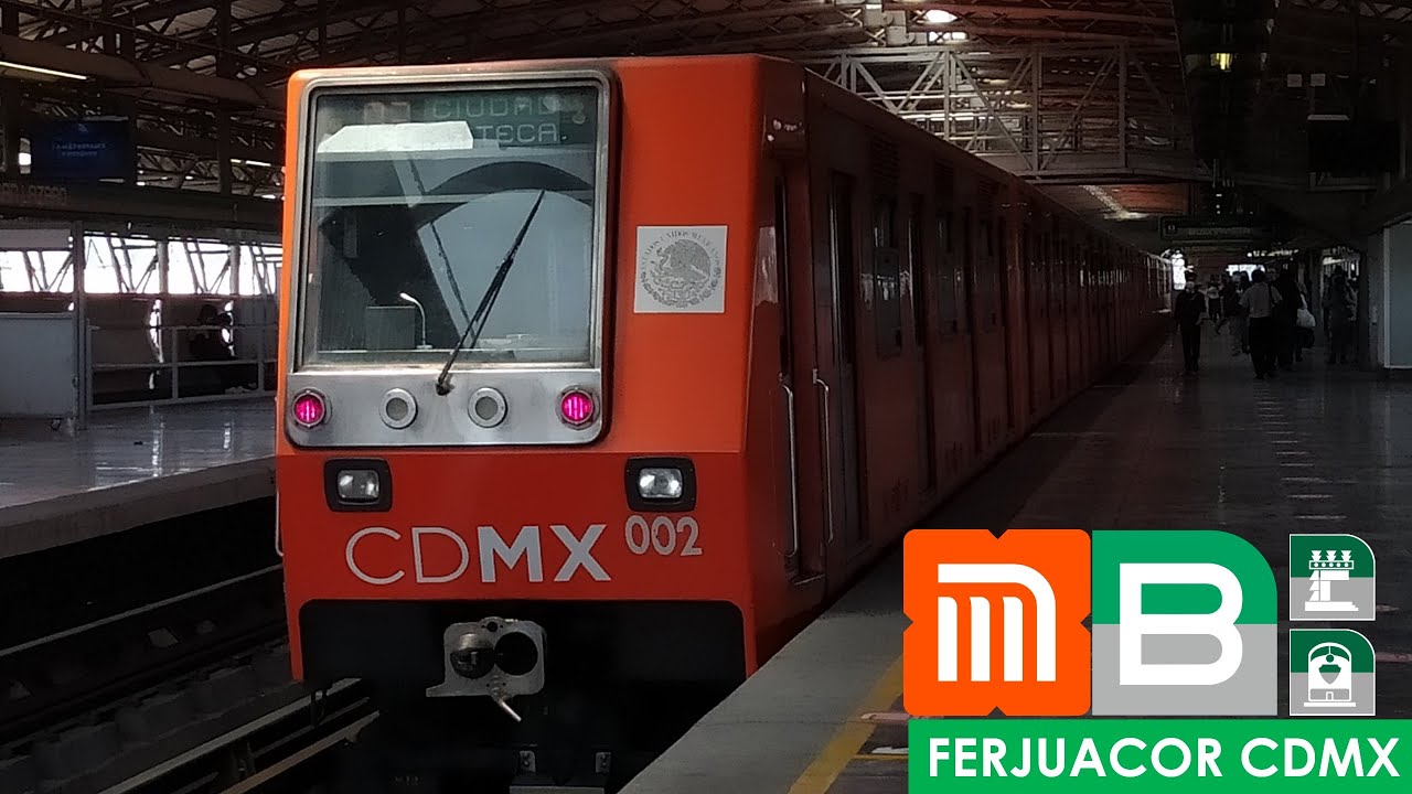 Metro CDMX - Línea B - De Ciudad Azteca a Buenavista - MP-68 R96 (CAB ...