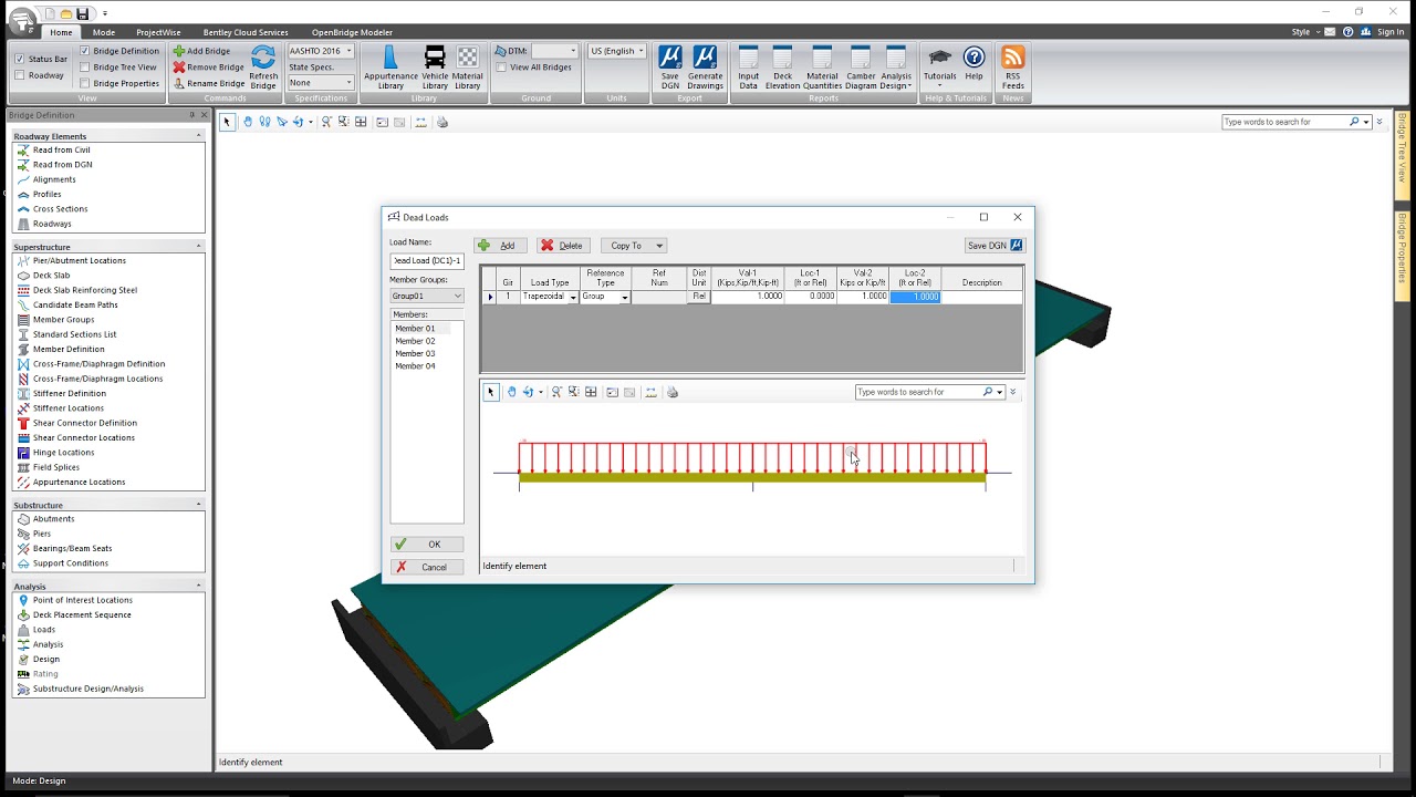 Load Definition in LEAP Bridge Steel CONNECT Edition - YouTube