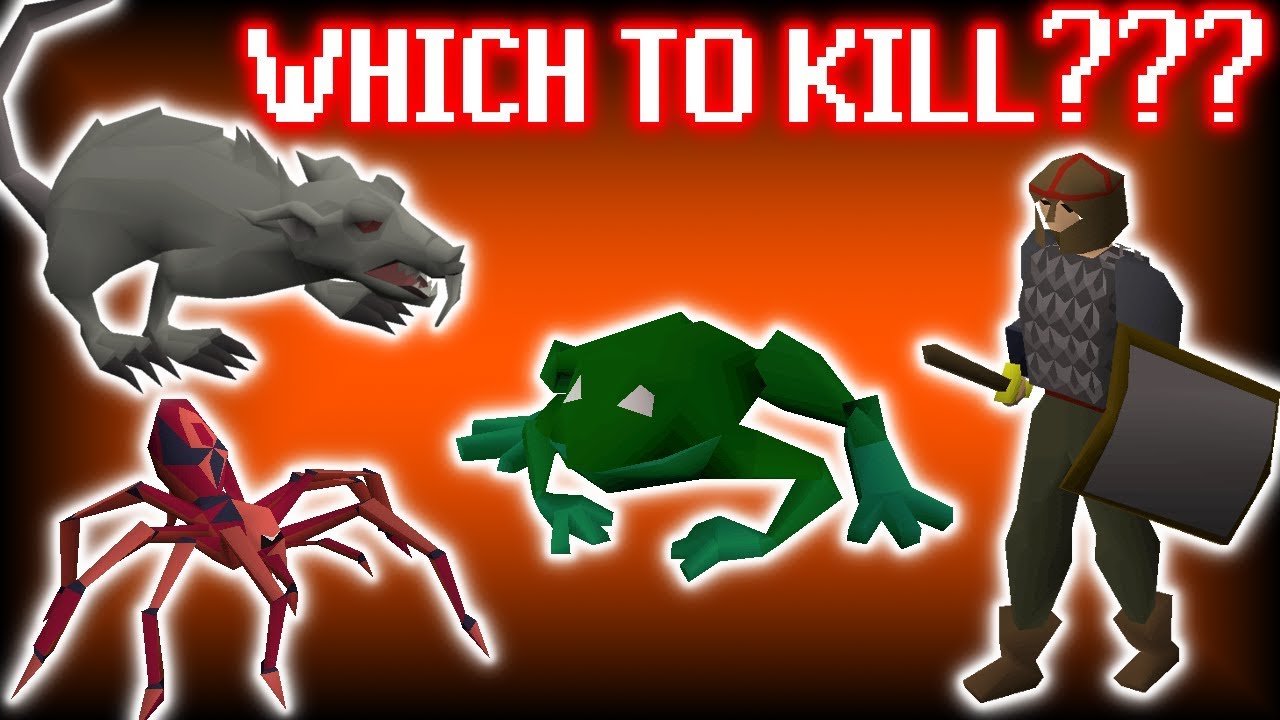 [OSRS] Killing Guards, Deadly Red Spiders and Frogs/Rats in F2P | Low ...