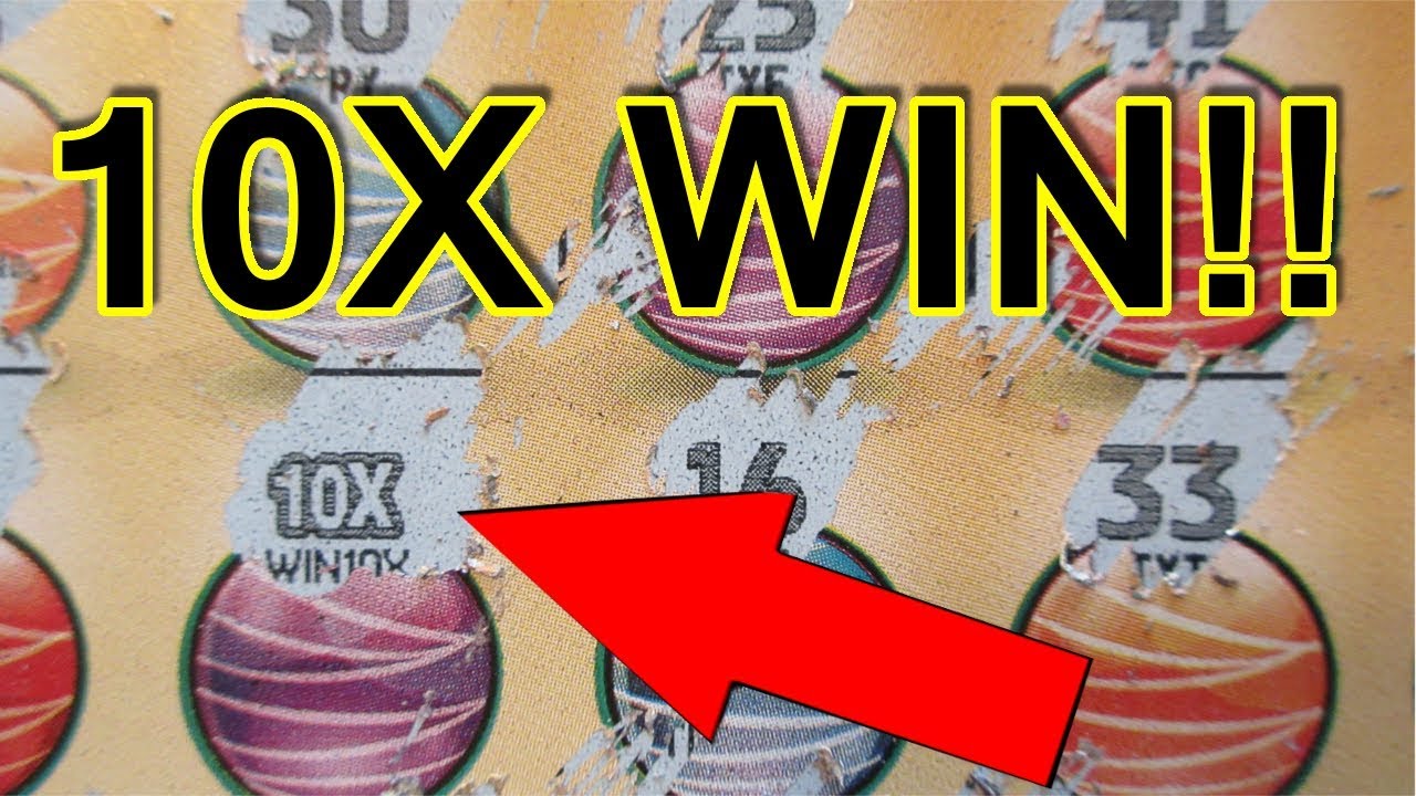 BIG WIN!! 10X Symbol PLUS wins on ALL games!! HUGE $10 scratch-off ...