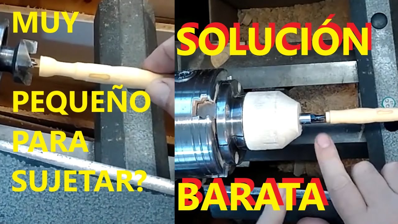 DIY para Tornear Madera. Cómo hacer una Punta arrastre casera para ...
