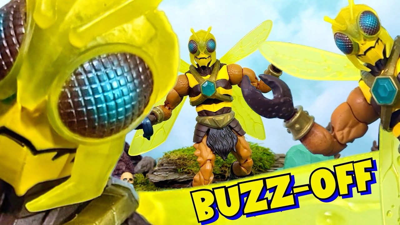 MOTU Masterverse New Eternia Buzz-Off Review - YouTube