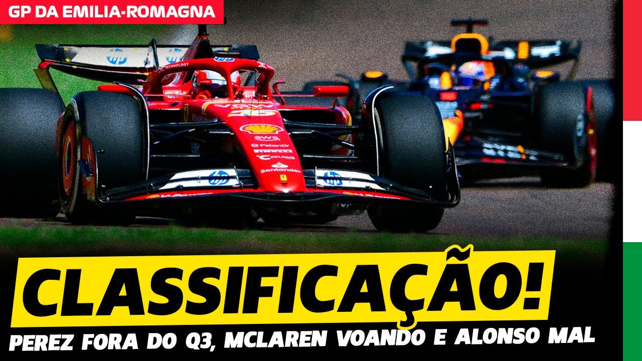 CLASSIFICAÇÃO: PEREZ FORA DO Q3, ALONSO MAL, MCLAREN VOA E VERSTAPPEN ...