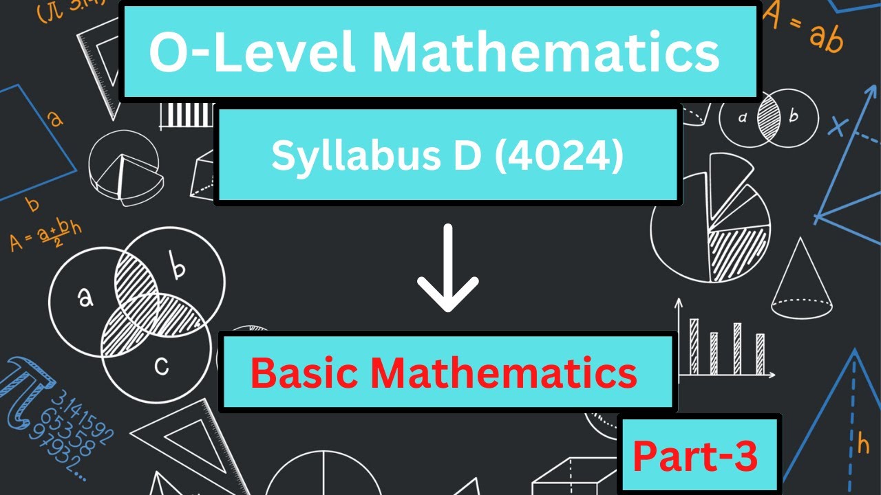 O-Level Mathematics (4024) | Basic Mathematics Part-3 #percentage #indices #square #squareroot ...