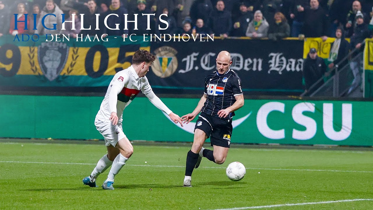 Highlights | ADO Den Haag - FC Eindhoven - YouTube