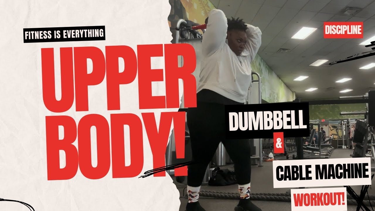 Upper Body Workout | Triceps | Shoulders | Dumbbell & Cable Extensions ...
