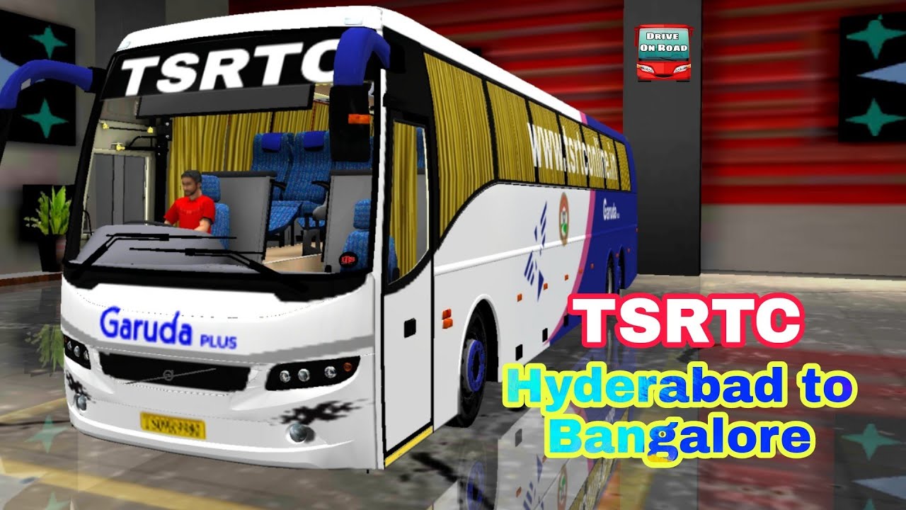 TSRTC Garuda Plus #tsrtc #buslover #driveonroad #bus #volvobusindia # ...