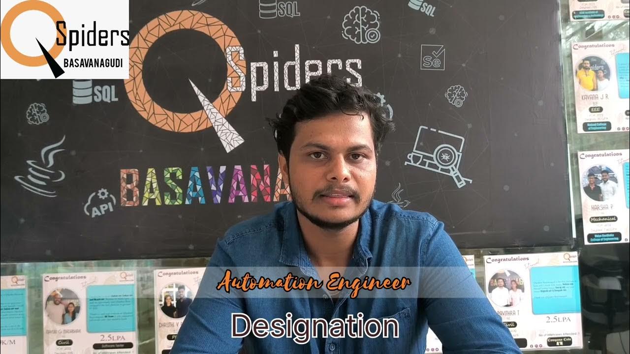 Get CERTIFIED and PLACED in top MNCs through QSpiders Basavanagudi ...