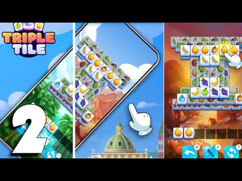 Triple Tile: Match Puzzle Game - Gameplay Part 2 Levels 6-8 (Android, iOS) - All Levels - YouTube