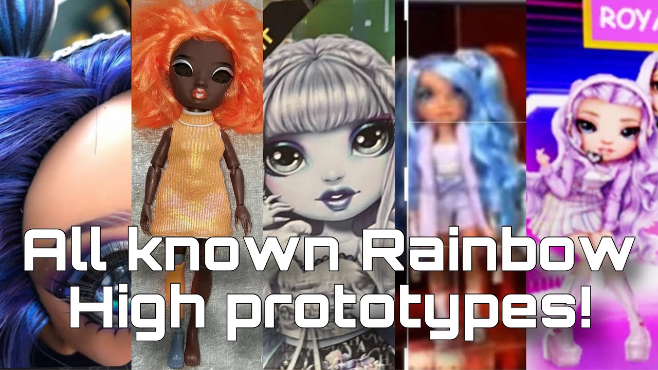 THE WORLD OF RAINBOW HIGH PROTOTYPES! The original Krystal, Blue ...