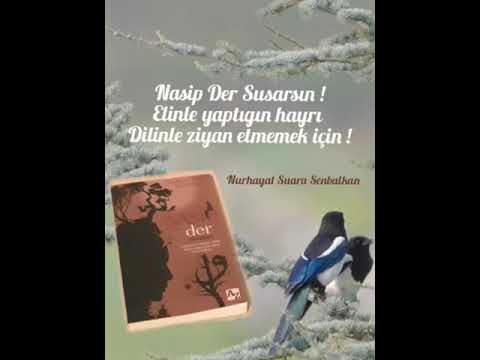 Bazen sadece susarsın.. Nasip Der Susarsın... Sizin Kitabınız...