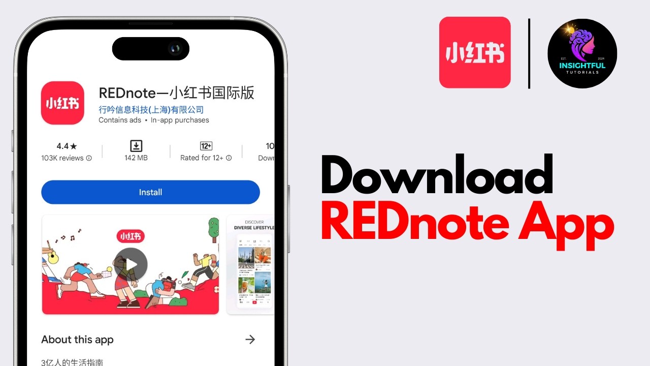 How to Download REDnote App on Android/iPhone | REDnote Download - YouTube