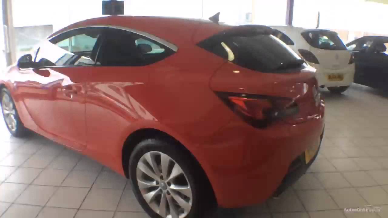 VAUXHALL ASTRA GTC SRI CDTI RED 2013 - YouTube