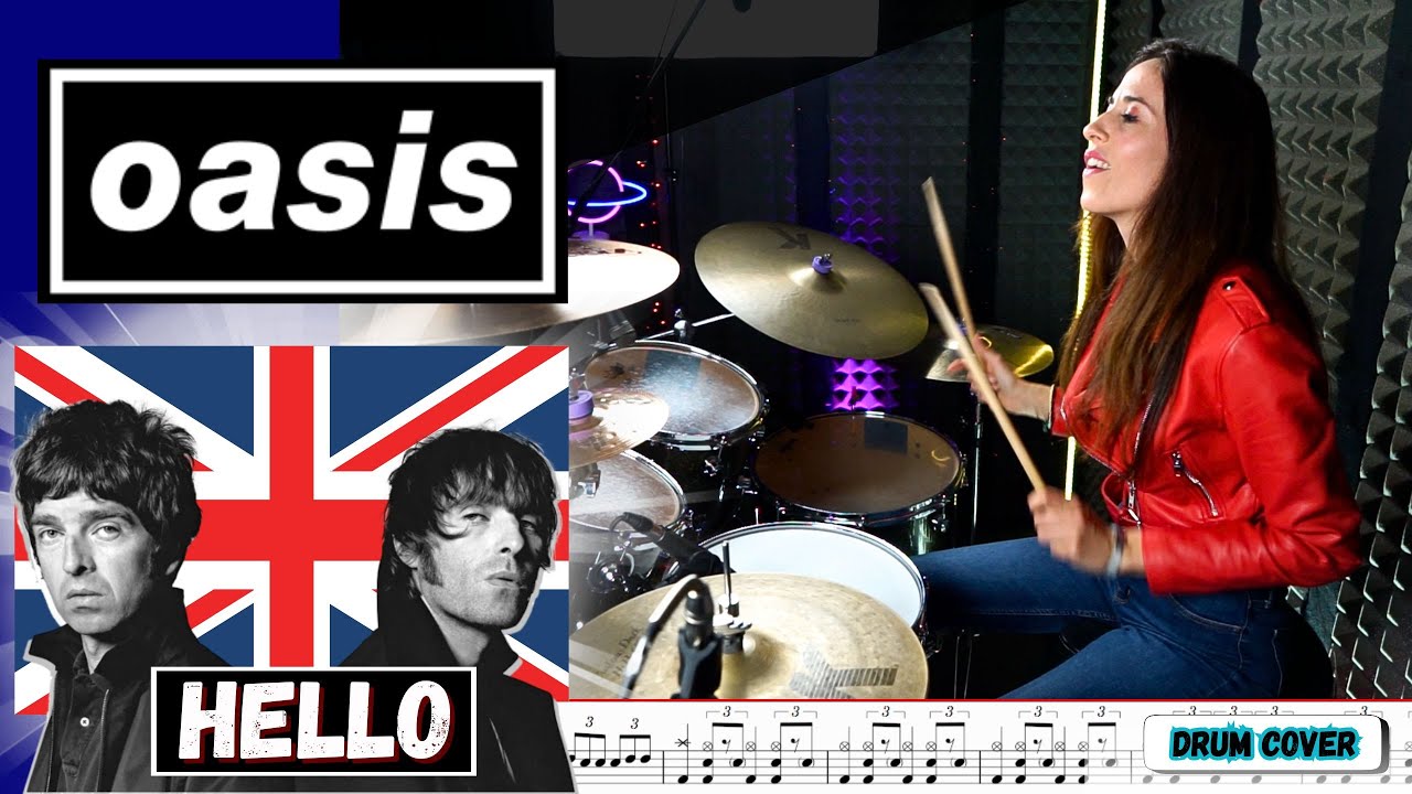 Hello - Oasis - Drum Cover - YouTube