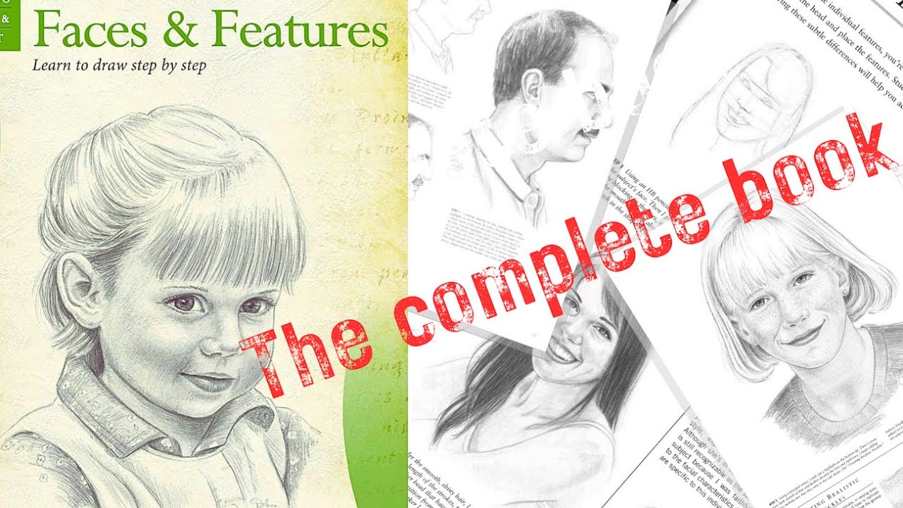 Drawing Faces and Features (The complete book ) - YouTube