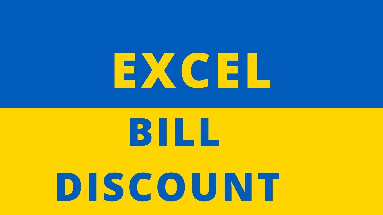Bill Discount How To Calculate Bill Discounts In Excel Step by Step bill-discount-how-to-calculate-bill-discounts-in-excel-step-by-step