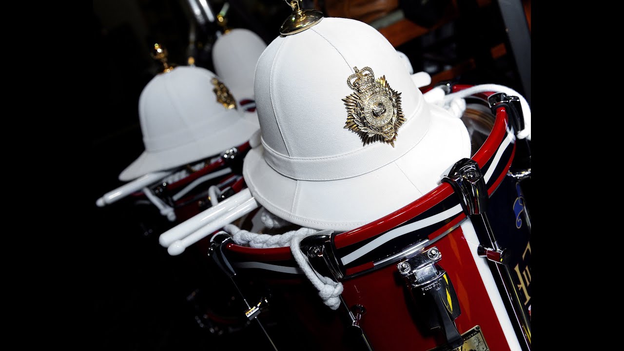 Nonagensum Natalis Royal Marines Corps of Drums - YouTube
