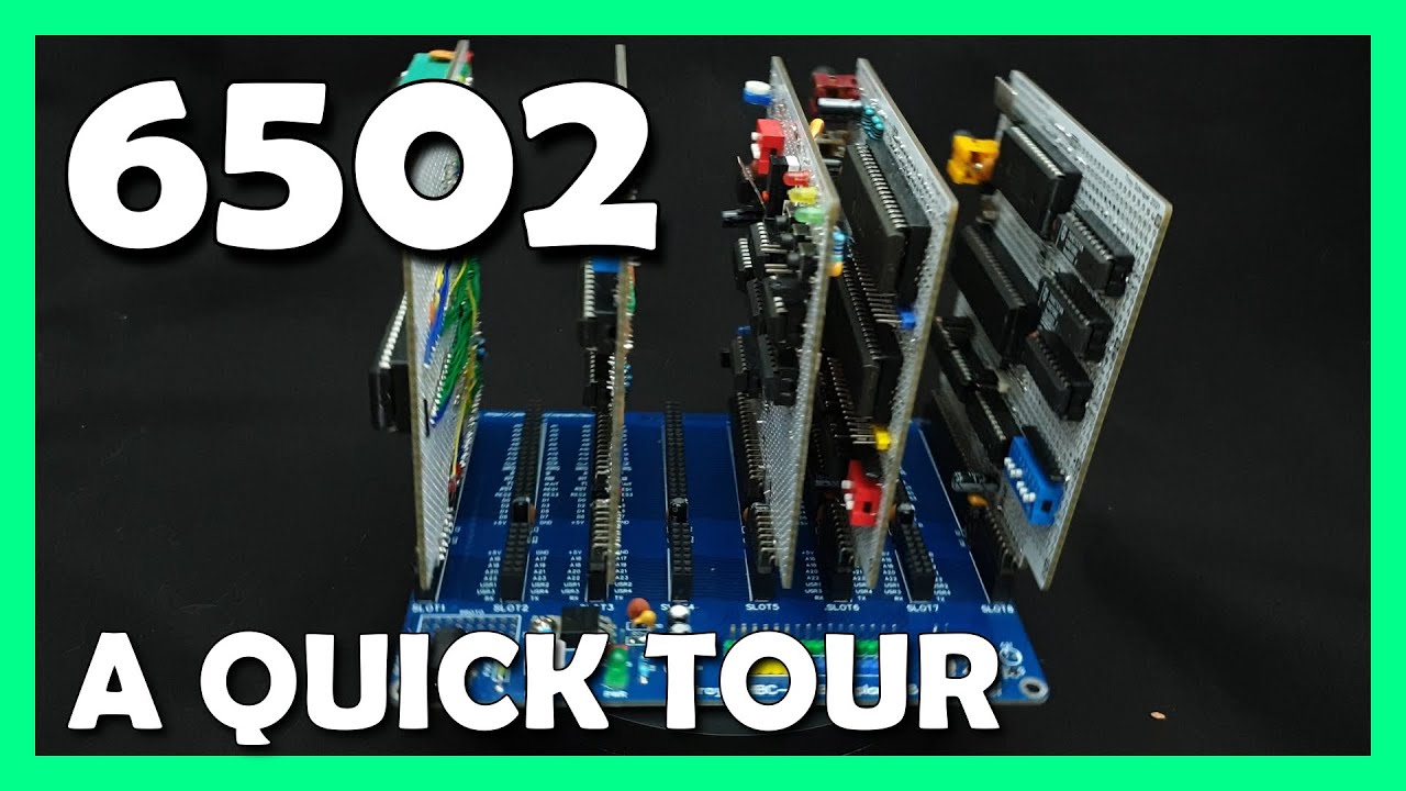 A spin around my homebrew 6502 computer - YouTube