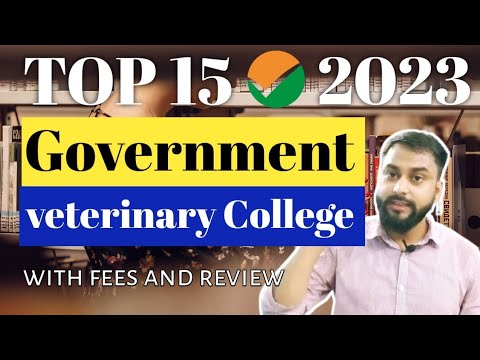 Top 15 government veterinary College in India,with fees and cutoff NEET ...
