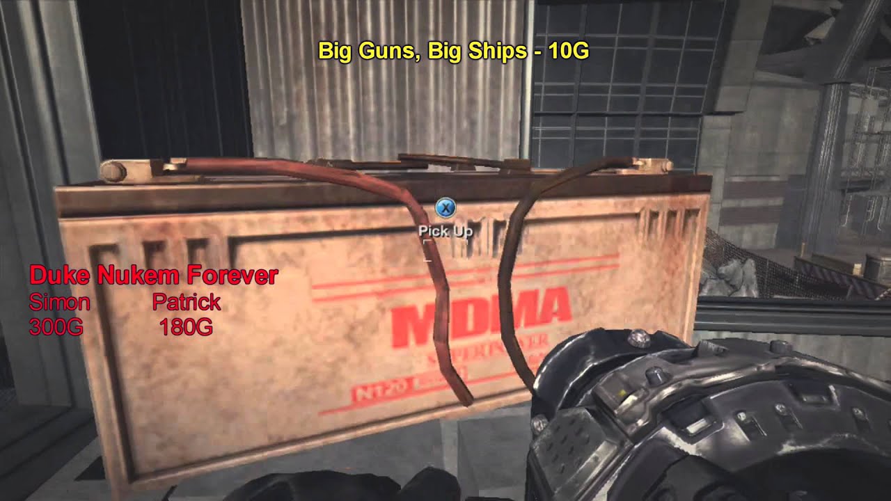 Duke Nukem Forever Achievement Race - Big Guns, Big Ships - YouTube