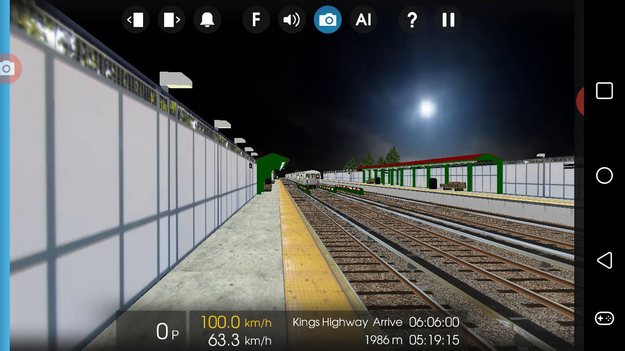 MTA NYCT Hmmsim 2: Brighton Beach Bound R40M B Express Train Bypassing ...