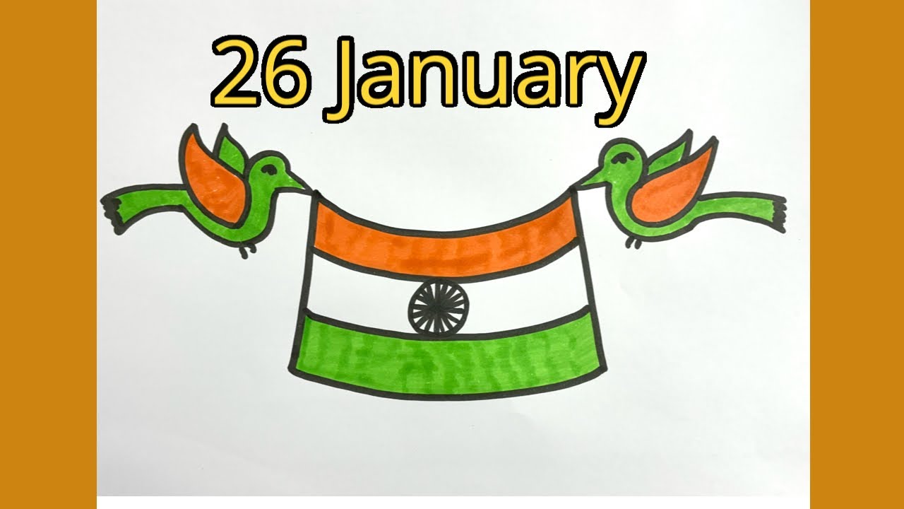 Tiranga drawing how to draw Tharanga and birds - YouTube