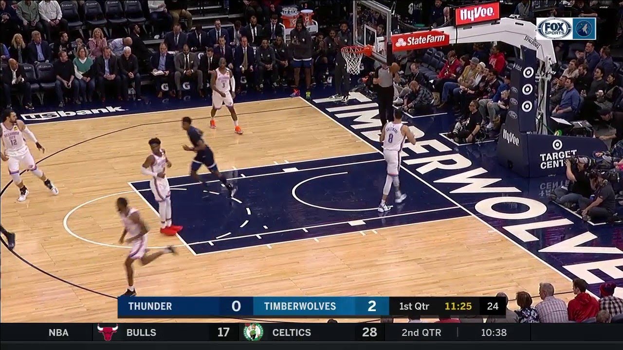 Wolves vs. Thunder 1/13 Highlights - YouTube