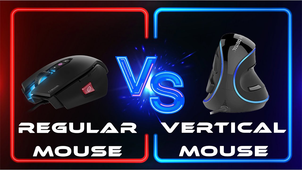 Regular Mouse VS Vertical Mouse - YouTube