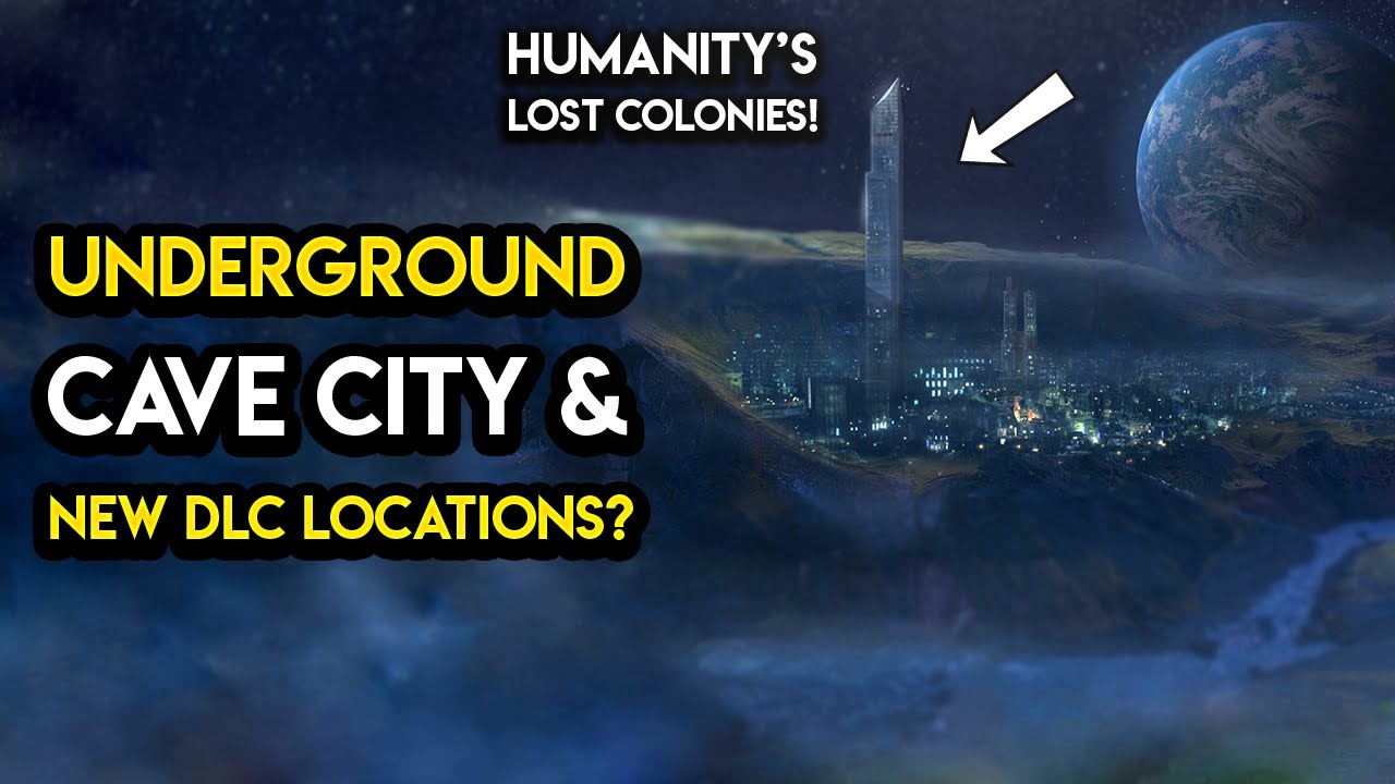 Destiny 2 - UNDERGROUND CAVE CITY! Future DLC? Free Capital, Orbital ...