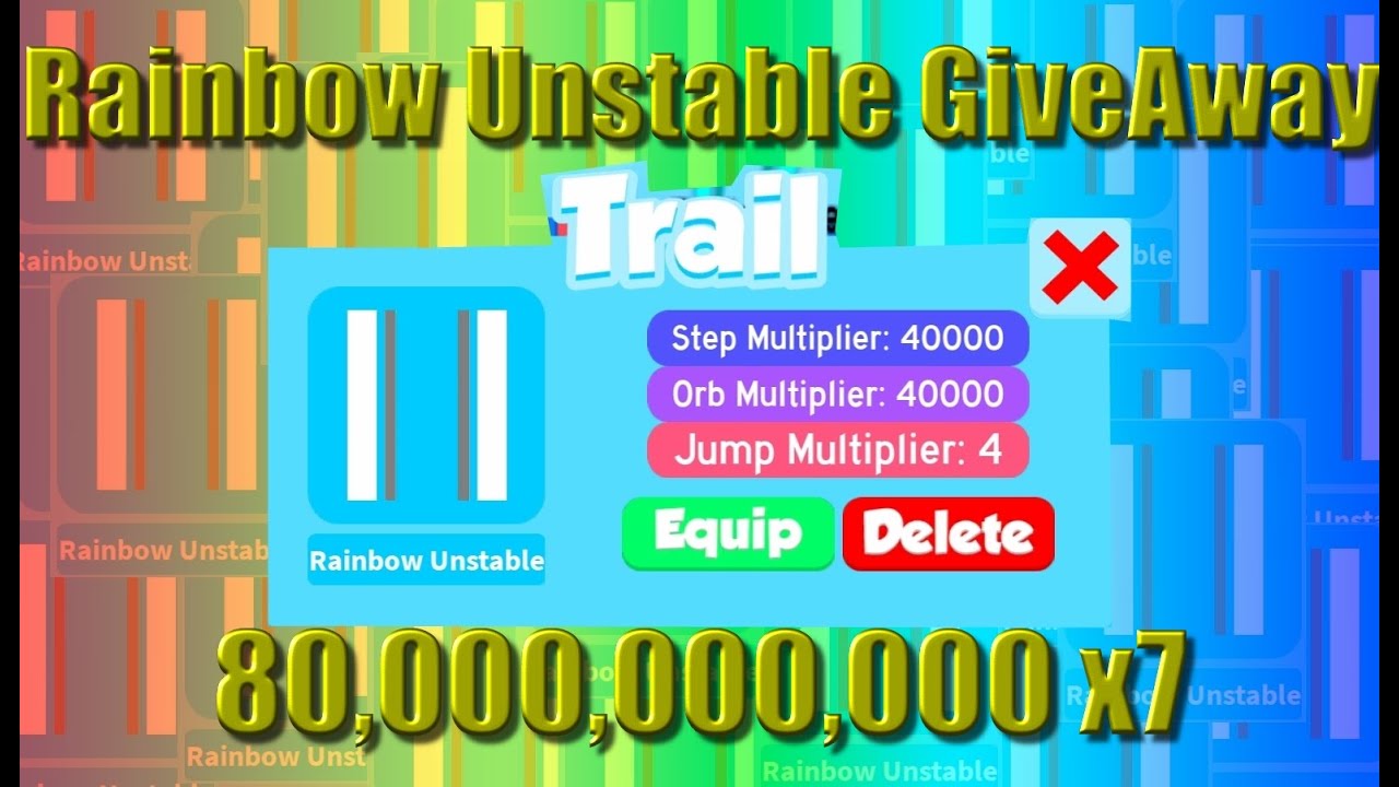 We Spent 560 Billion on Rainbow Unstable Trails, then gave them Away ...
